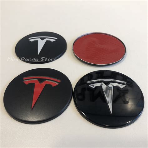 휠 허브 캡 센터 커버 엠블럼 스티커 테슬라 모델 3 Y S X 19 인치 허브 캡 풀 림 센터 알루미늄 스티커 57mm 4 개 Aliexpress