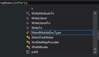 Asp Net Mvc Lambda Expression Intellisense Stops Working When