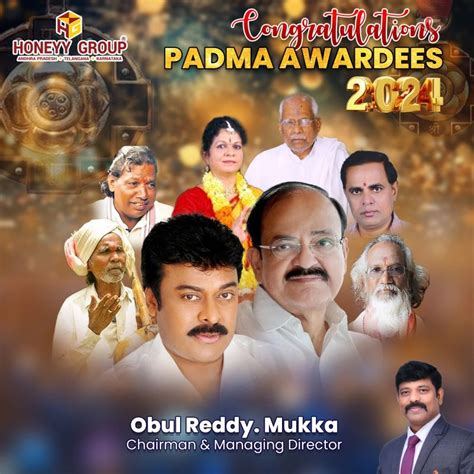 Venkata Sai Charan On Linkedin Padmaawards2024 Padmavibhushan