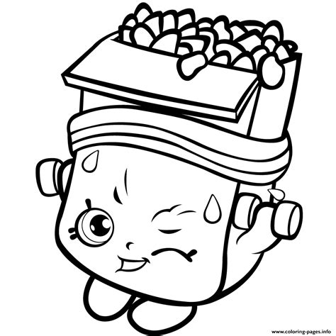 Shopkins Season 1 Of Strong Coloring Page Printable