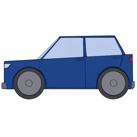 How To Draw A Cartoon Car Easy Drawing Tutorial