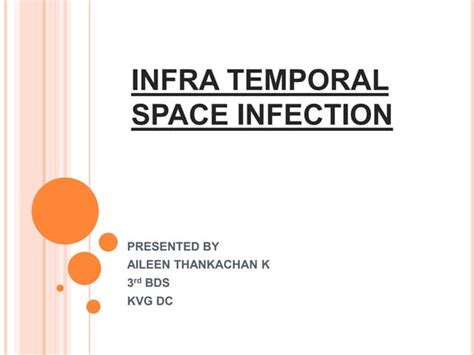 Infratemporal Space Infection Ppt Odontogenic Infection Powerpoint