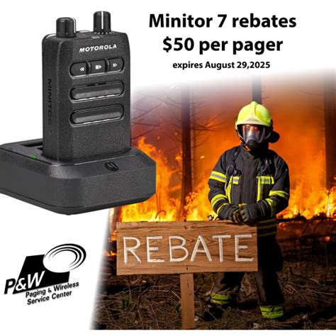 Minitor 7 Pager By Motorola