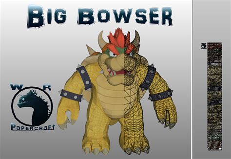 Big Bowser Papercraft Wrpapercrafts