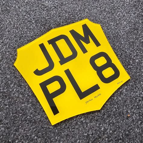 Cruiser V1 Motorcycle Number Plates Jdm Plates