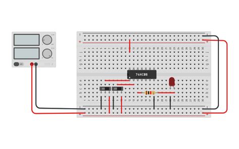 Circuit Design And Gate Ic Tinkercad