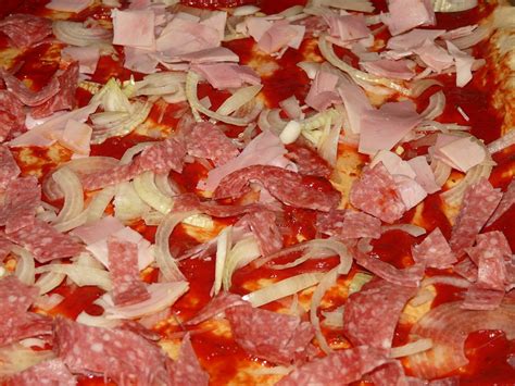 Free Photo Pizza Topping Pizza Sausage Ham Free Image On Pixabay