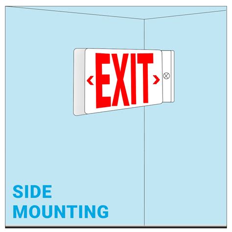Side Mount Emergency Exit Sign At Fred Estrada Blog