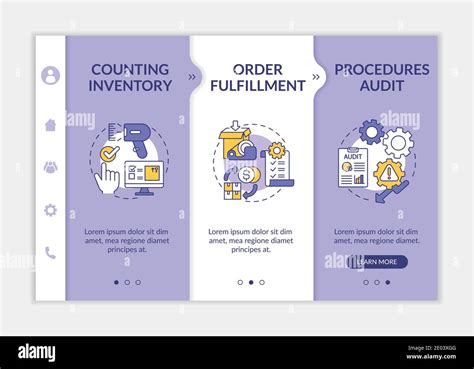Storehouse Procedures Audit Onboarding Vector Template Stock Vector Image And Art Alamy