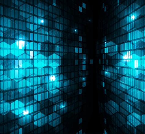 Premium Vector Blue Cyber Circuit Future Technology Concept Background