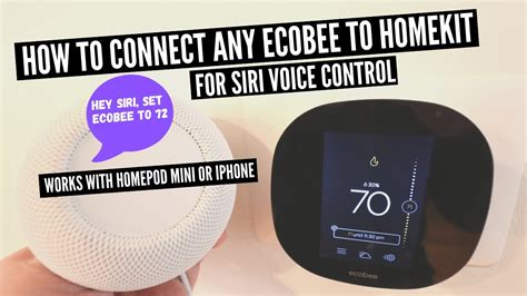 How To Connect Ecobee Homekit You