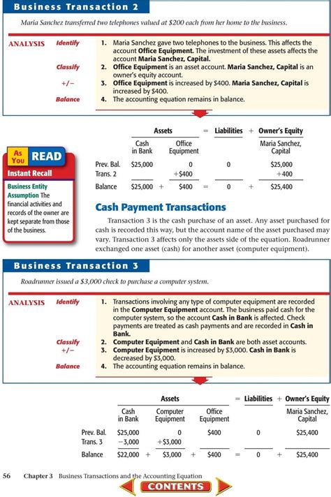 Business Transactions And The Accounting Equation Pdf — Db
