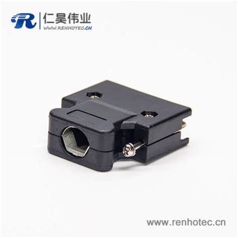Mdr Scsi 连接器 26针螺丝式公头黑色外壳塑料 仁昊伟业