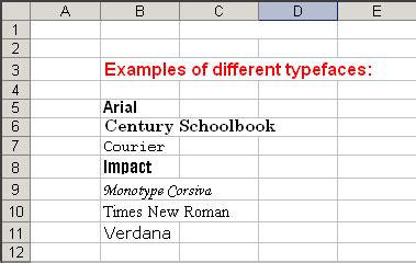 Excel XP Applying Font Color And Borders To Cells