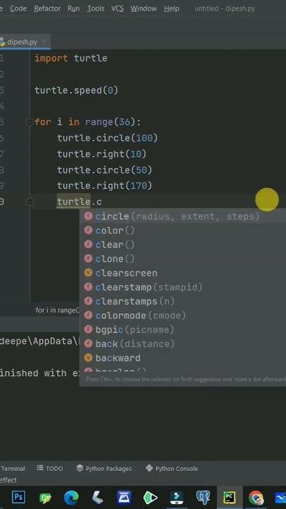 Draw Rangoli Using Turtle Python Subscribe Share Like Virl