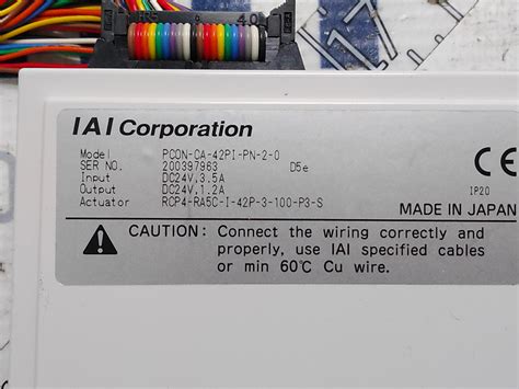 Used IAI CORPORATION PCON CA 42PWAI PIN 2 0 CONTROLLER For Sale At SMT Resource Equipment LLC