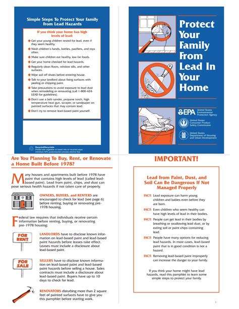 Lead Paint Pamphlet Freeepaisclosure Pdf