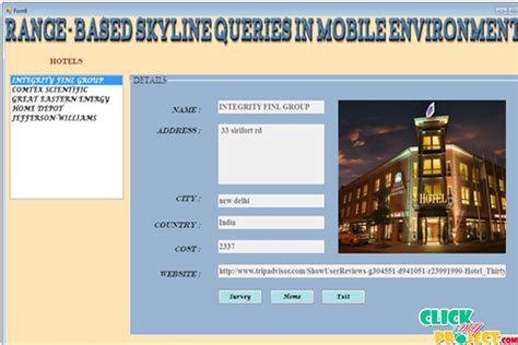Range Based Skyline Queries In Mobile Environments Clickmyproject