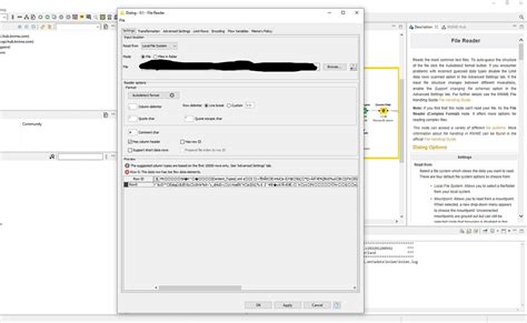 File Reader Node Data Row Has Too Few Data Elements Node Error