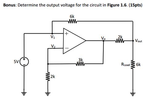 Solved Determine The Output Voltage For The Circuit In Chegg Com