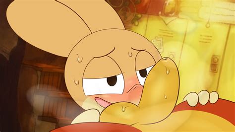 Rule 34 2020 Anthro Aroused Balls Big Balls Blush Bodily Fluids Burrow Cartoon Disney Duo