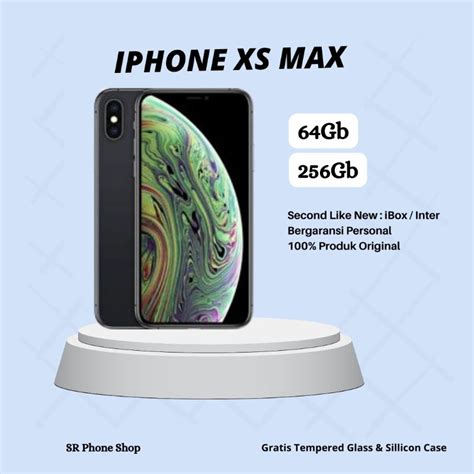 Jual Iphone Xs Max Gb Second Inter Shopee Indonesia