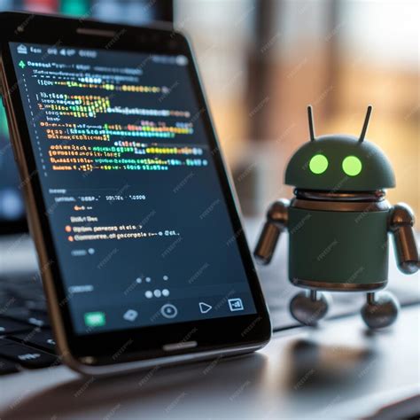 A Closeup Of A Developer Using Jetpack Compose To Create A Dynamic Responsive Android App