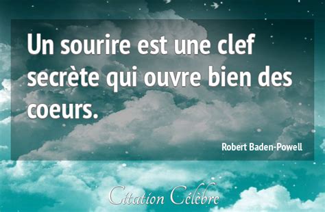 Citation Sourire Bien And Clef Robert Baden Powell Phrase N°64396 Citation CÉlÈbre