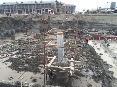 劲性复合桩技术荣幸获得建华工程奖2015年集体二等奖 两位主任杨秀敏龚晓南院士颁奖 江苏劲桩基础工程有限公司