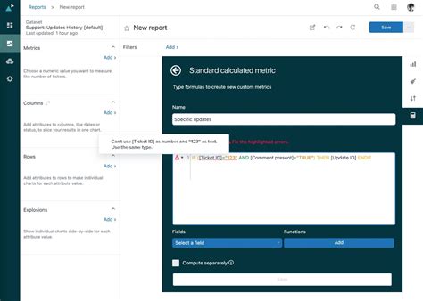Troubleshooting Errors In Explore Formulas Zendesk Help