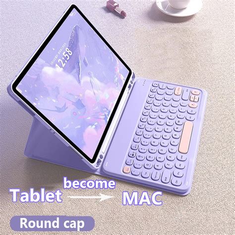 Case With Detqaachable Magnetic Keyboard For Xiaomi Redmi Pad Se Ultra Thin And Light
