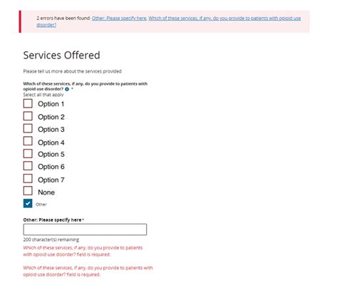 Checkboxes Other Duplicate Validation Errors When Only Selecting Other