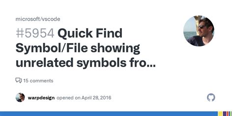 Quick Find Symbol File Showing Unrelated Symbols From Vscode Typescript Extension · Issue 5954