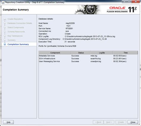 Database Installation Tasks