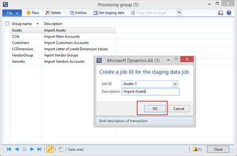 Dynamics Ax Tips Import Assets Using Data Import Framework Ax 2012 R3