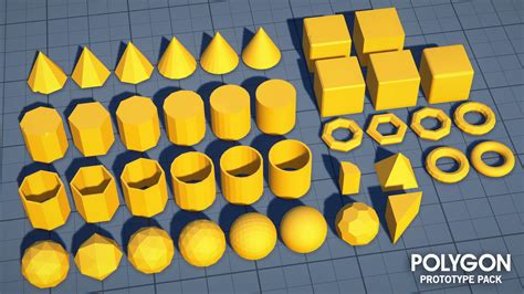 polygon prototype low poly 3d art by synty