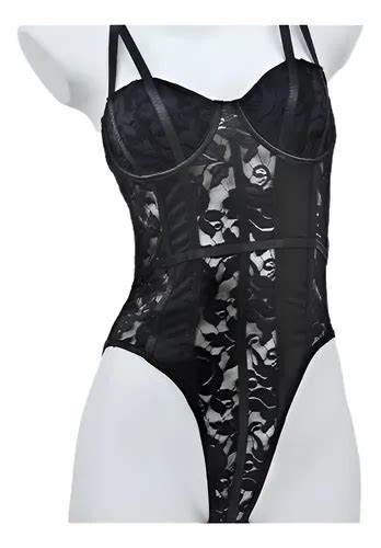 Body Corsette Completo Encaje Frontal Sexy Envío Gratis