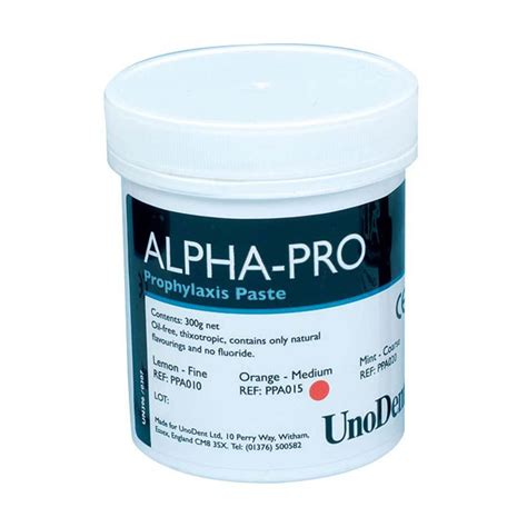 Alpha Pro Prophy Paste Medium Orange 300g