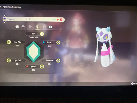 Pokemon Legends Arceus Shiny Froslass Alpha Max Effort Fast Delivery Ebay