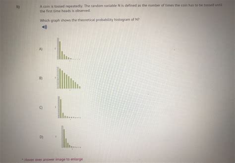solved 5 a coin is tossed repeatedly the random variable n
