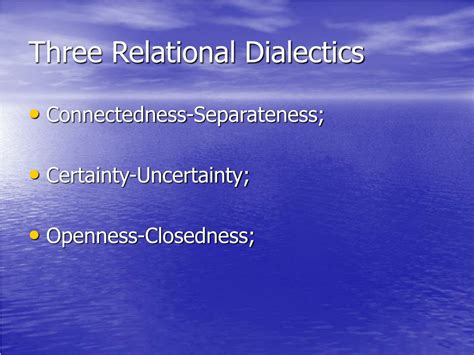 Ppt Relational Dialectics Theory In Communication Powerpoint Presentation Id 9528854