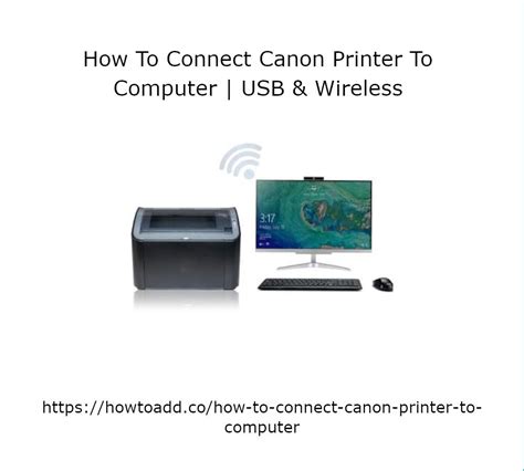 How To Connect Canon Printer To Computer Usb Wireless Printer Wireless Networking