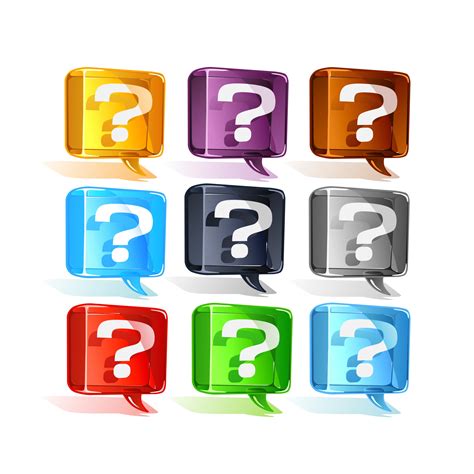 Colorful Free Vector Question Marks Download Free Vector Art Stock Graphics Images
