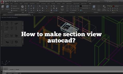 How To Make Section View Autocad Caddikt