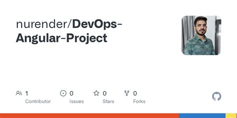 Github Nurenderdevops Angular Project