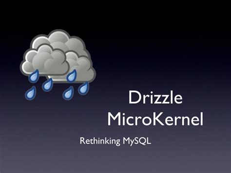Drizzle Opensql Camp Ppt Databases Computer Software And Applications