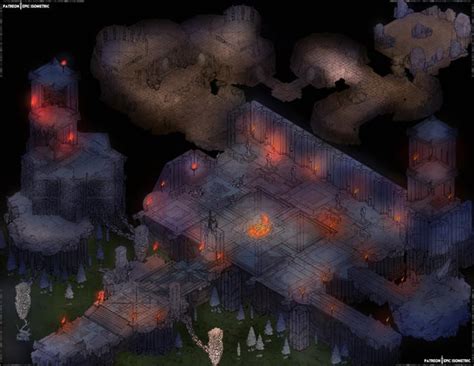 [oc][art] Distant Outpost A Great Map For A Weekend Dungeon Encounter