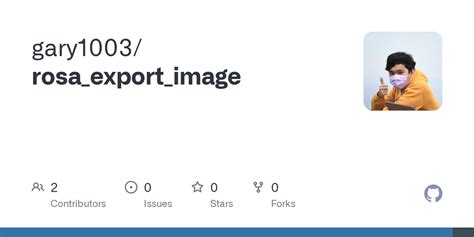 Github Gary1003rosaexportimage