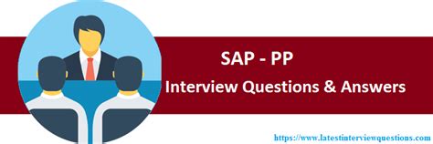top 20 sap pp interview questions sap pp questions answers