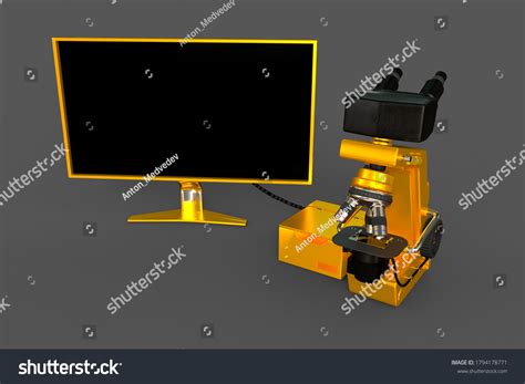 2 Computers Display Lab Closeup Side Royalty Free Photos And Stock